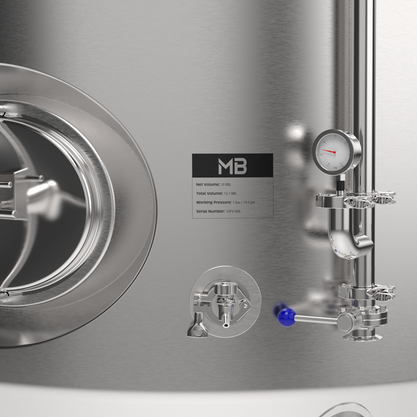 Brite Tank | Jacketed | 7 bbl – MB Stainless